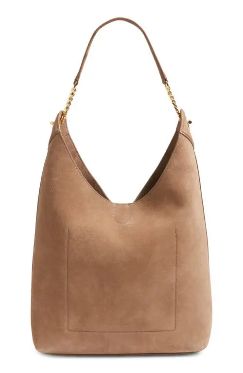 Veronica Beard Small Jour Suede Shoulder Bag