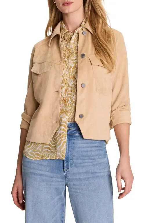 NIC+ZOE Faux Suede Jacket