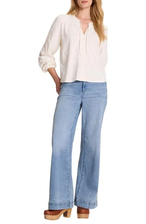 NIC+ZOE Embroidered Poet Top