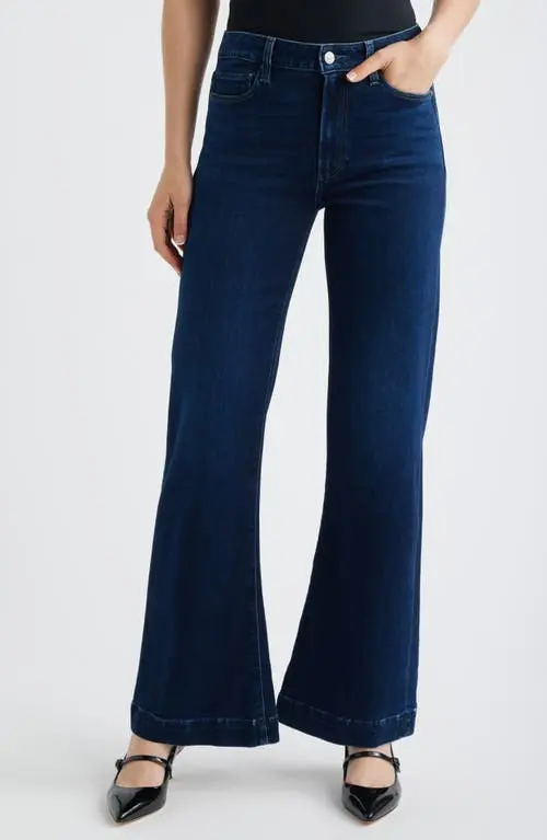 Paige Leenah High Waist Wide Leg Jeans - Tinseltown