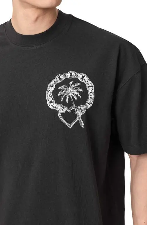 ALLSAINTS Chromer Graphic T-shirt - Washed Black