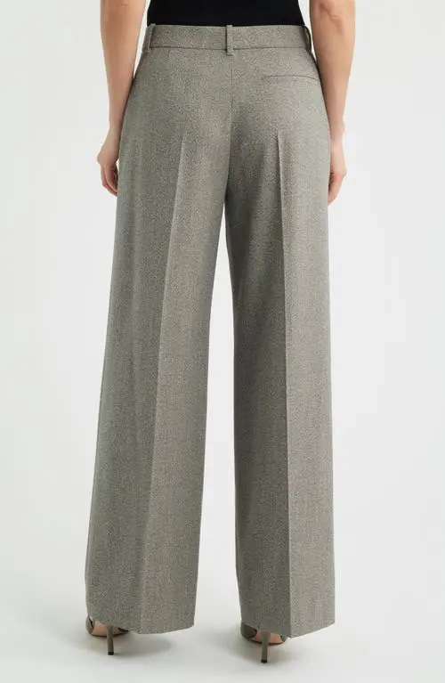 BOSS Tiana Pleated High Waist Wide Leg Pants