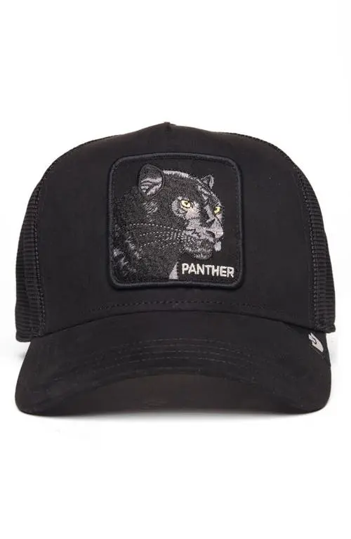 GOORIN BROS Panther Patch Faux Suede Snapback Trucker Hat