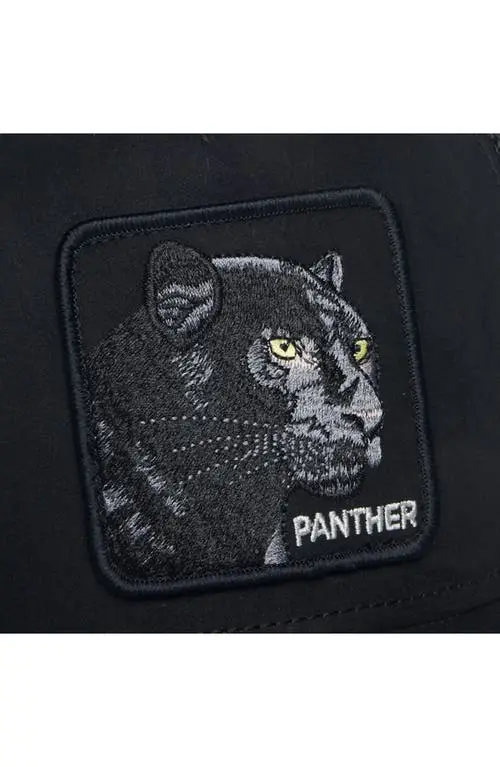 GOORIN BROS Panther Patch Faux Suede Snapback Trucker Hat