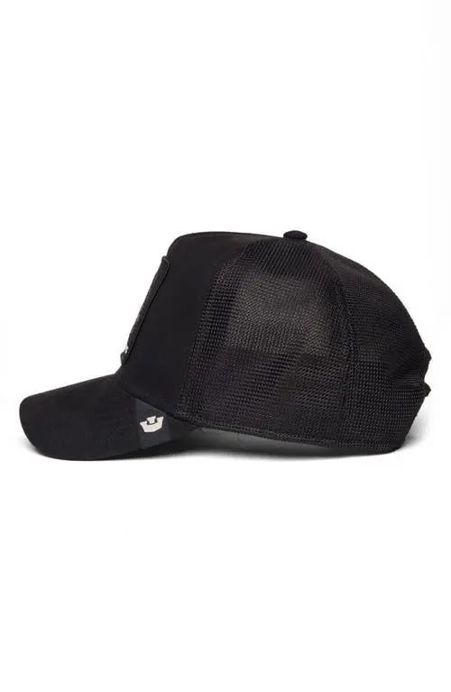 GOORIN BROS Panther Patch Faux Suede Snapback Trucker Hat