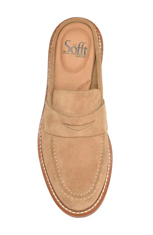 SOFFT Monique Penny Loafer Mule - Desert
