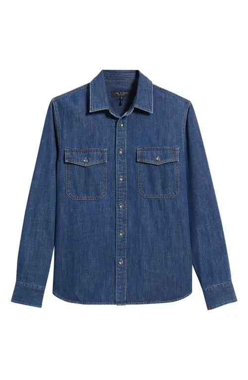 Rag & Bone Infuse Denim Button-up Shirt