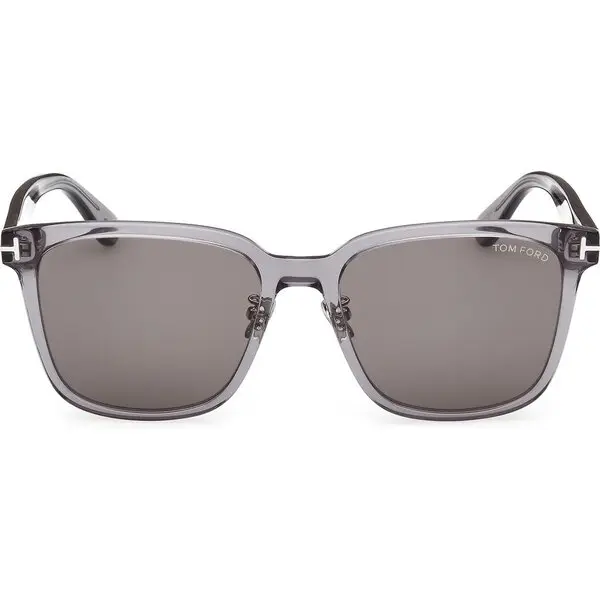 TOM FORD 58mm Square Sunglasses - Grey/smoke
