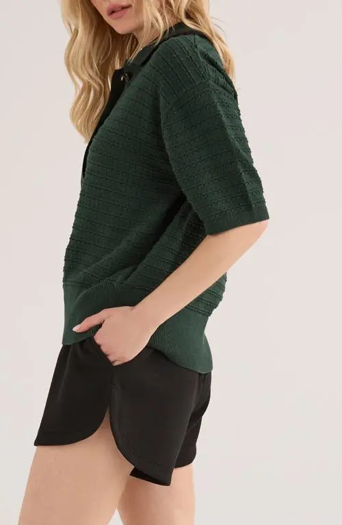 Varley Guilia Texture Polo