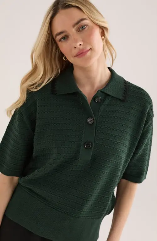 Varley Giulia Texture Polo