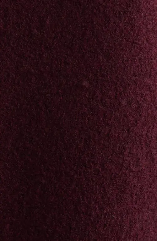 Eileen Fisher Classic Collar Wool Jacket - Wine