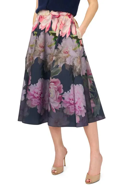 Ted Baker London Meredith Floral Cotton Midi Shirtdress