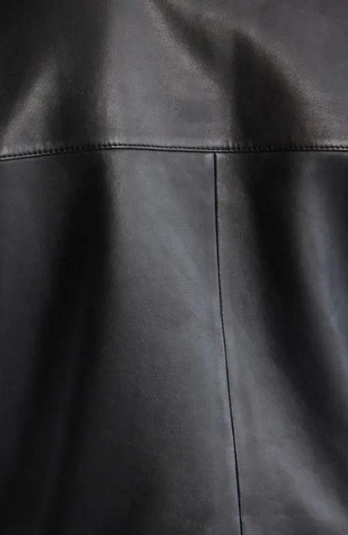 Madewell Shrunken Leather Zip Jacket