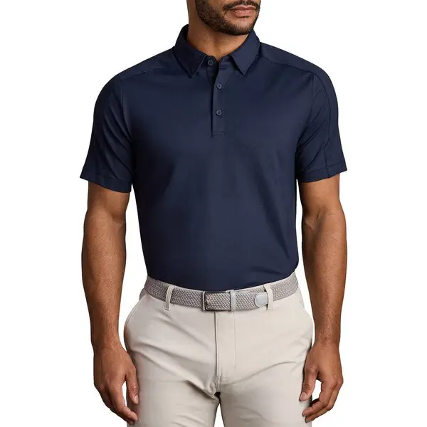 RHONE Performance Piqué Polo - True Navy