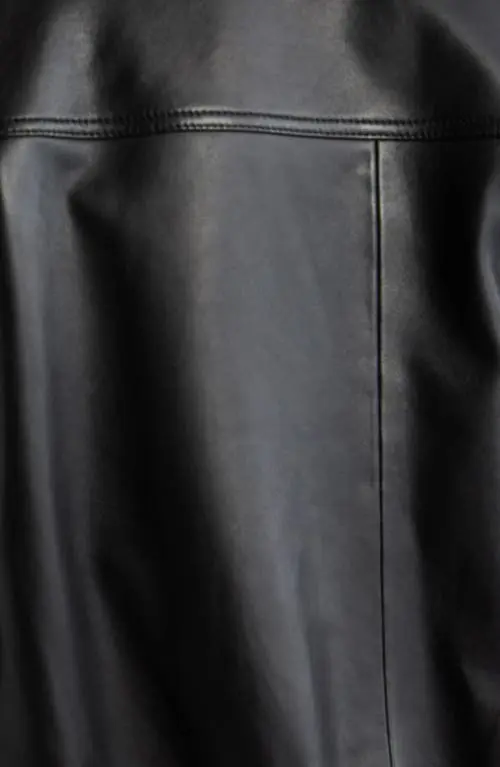 Madewell Shrunken Leather Bomber Jacket