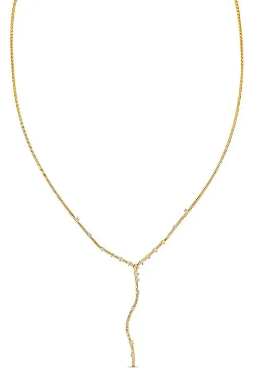 Bony Levy 18k Gold Solstice Diamond Y-necklace - Yellow