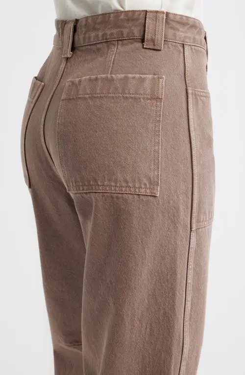 Madewell The Darted Utility Barrel Leg Jeans