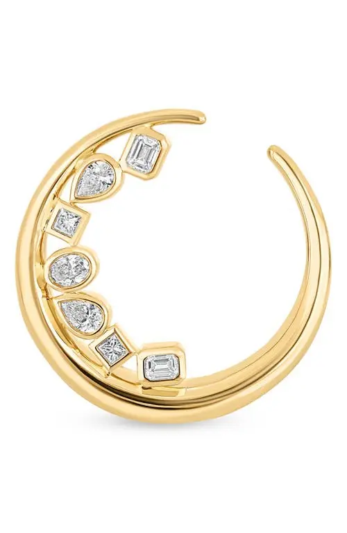Bony Levy Maya Diamond Statement Hoop Earrings