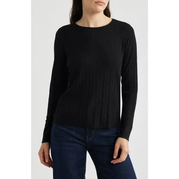 Eileen Fisher Merino Wool Sweater - Charcoal