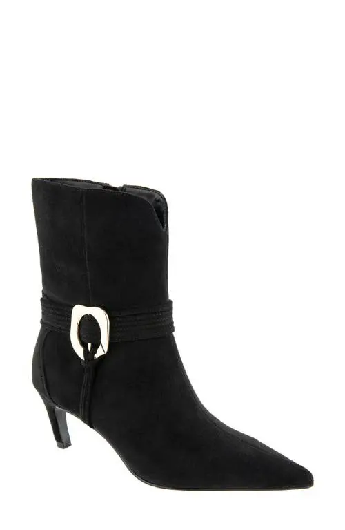 Bcbgmaxazria Zoryn Belted Pointed Toe Boot - Black