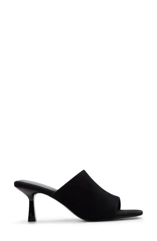 Aldo Sidema Kitten Heel Slide Sandal - Open Black