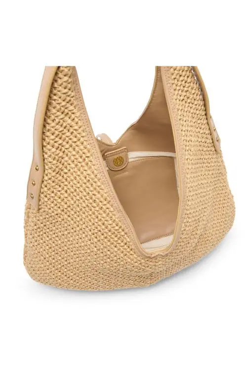 Dolce Vita Mercer Raffia Shoulder Bag