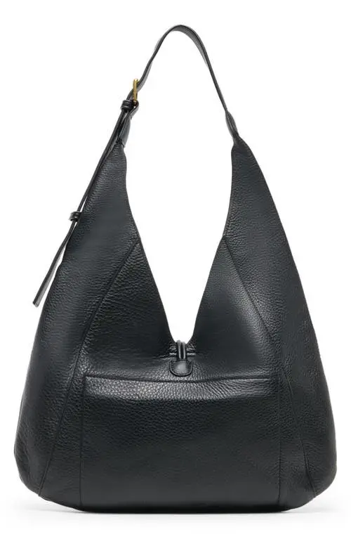 Dolce Vita Mercer Leather Shoulder Bag - Black Leather