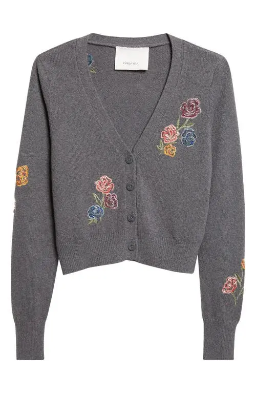 Cinq À Sept Nikko" Floral Embroidered Cardigan