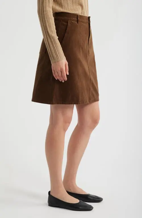 Eileen Fisher Stretch Organic Cotton Corduroy Skirt