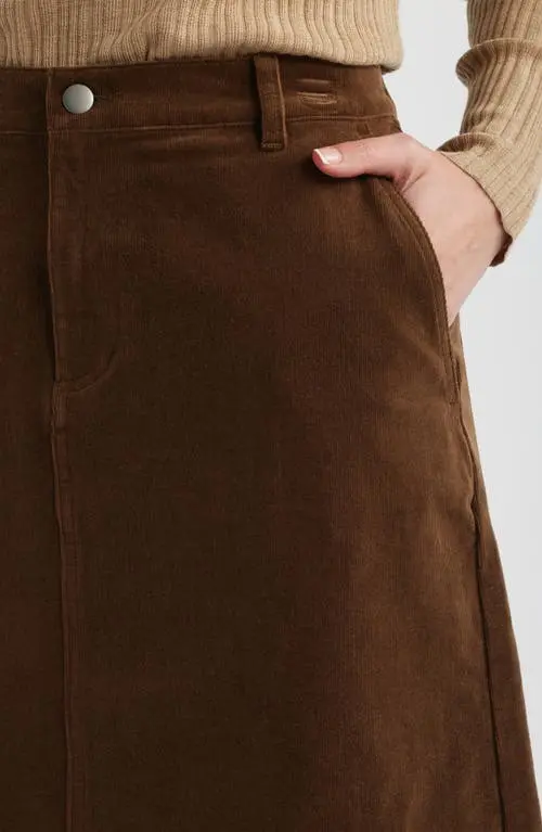 Eileen Fisher Stretch Organic Cotton Corduroy Skirt