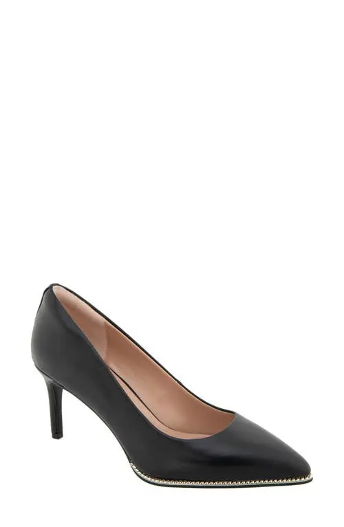 Bcbgmaxazria Clara Chain Pointed Toe Pump - Black