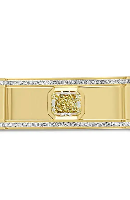 Bony Levy 18k Gold Iris Diamond Bangle Bracelet