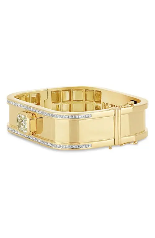 Bony Levy 18k Gold Iris Diamond Bangle Bracelet