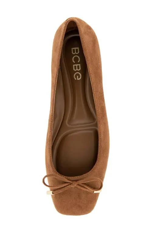 Bcbgmaxazria Hartly Bow Ballet Flat - Brown