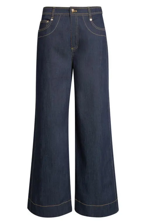 Cinq À Sept Sallie High Waist Wide Leg Jeans