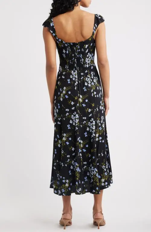 REFORMATION Bryson Floral Midi Dress - Lia