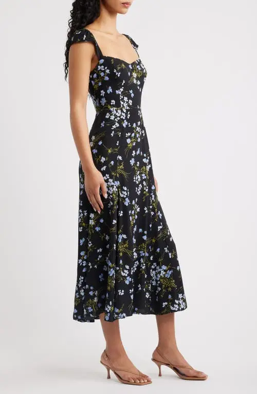 REFORMATION Bryson Floral Midi Dress - Lia