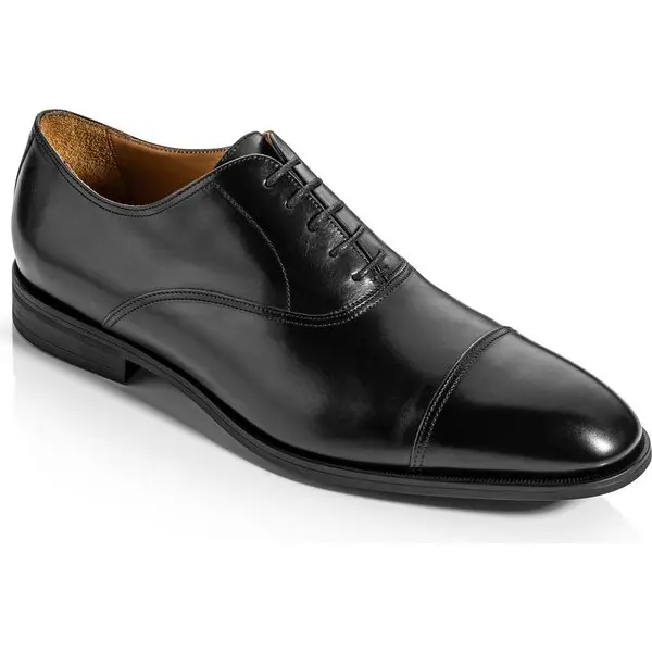 To Boot New York Dale Cap Toe Oxford - Black