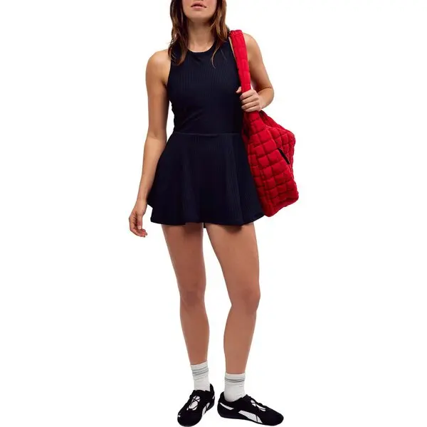 Free People Kiss My Ace Sleeveless Minidress - Black