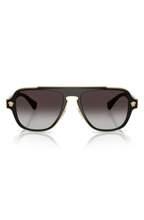 Versace 56mm Square Sunglasses