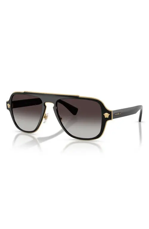 Versace 56mm Square Sunglasses