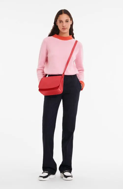 Longchamp Le Foulonné Leather Crossbody Bag