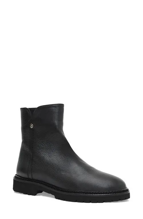 Aquatalia Misty Waterproof Bootie - Black Leather