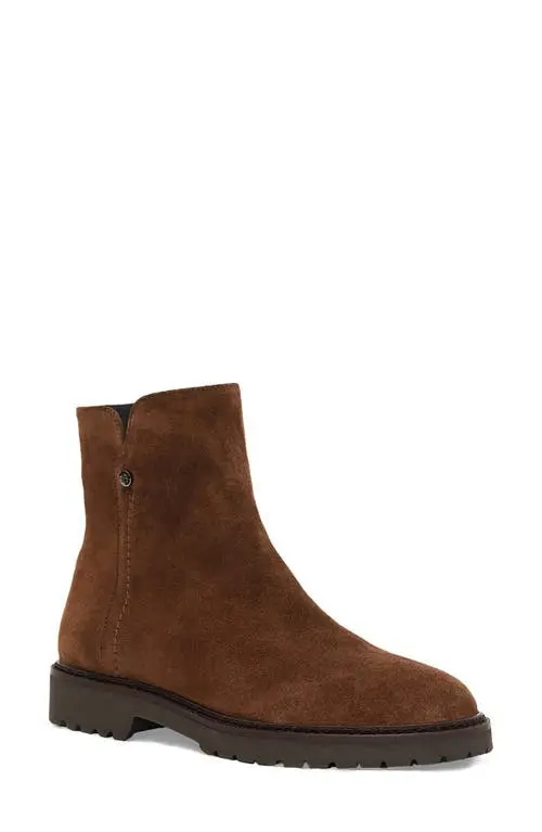Aquatalia Misty Waterproof Bootie - Brandy Suede