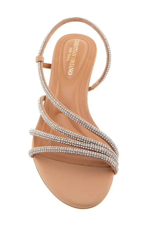 Christian Siriano Embellished Slingback Sandals