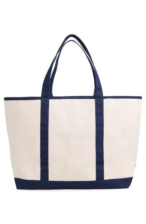 FAVORITE DAUGHTER Large Logo Embroidered Canvas Tote