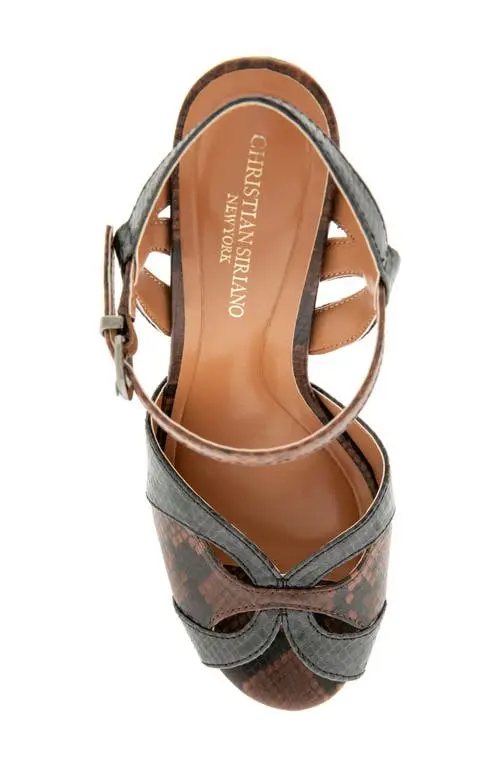 Christian Siriano Nimily Platform Sandal