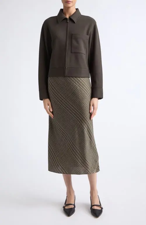 Vince Textured Knit Zip Jacket