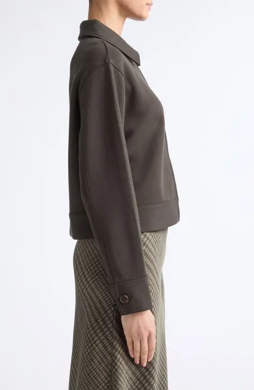 Vince Textured Knit Zip Jacket