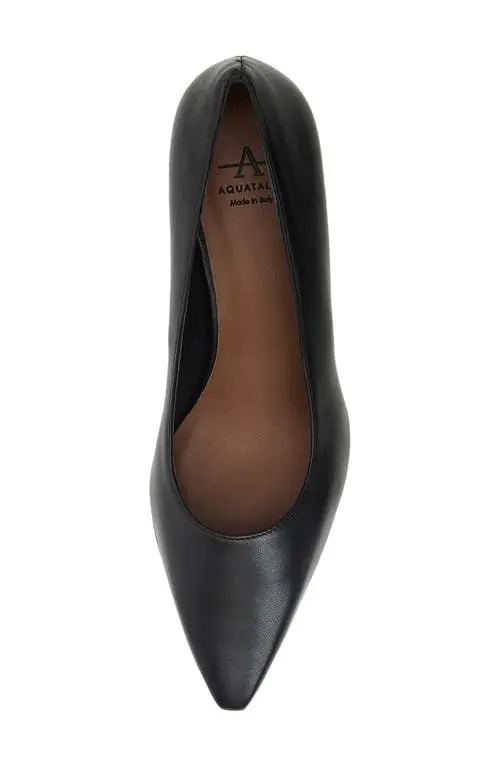 Aquatalia Chloe Waterproof Kitten Heel Pump